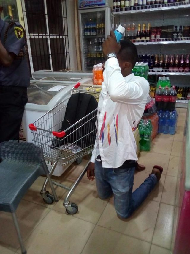 Nigerian Man Disgraced For Allegedly Stealing N4k Worth Of Perfume For ...