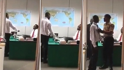 This Video Of Nigerian Employee Commanding His Boss To Sign A Document ...