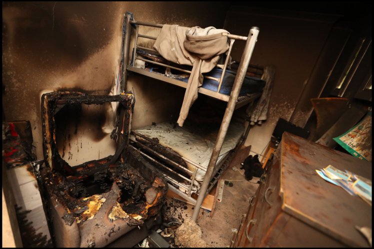Tragic Photos Of The Family House Set Ablaze By Fire From A Small Phone ...