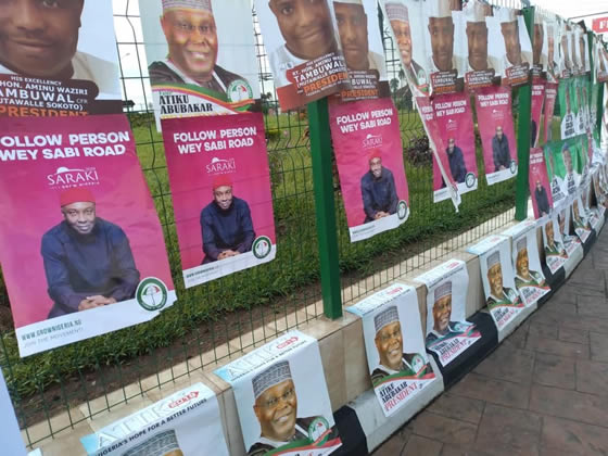 PDP Convention: Delegates, Posters Take Over Venue As Party Chooses ...