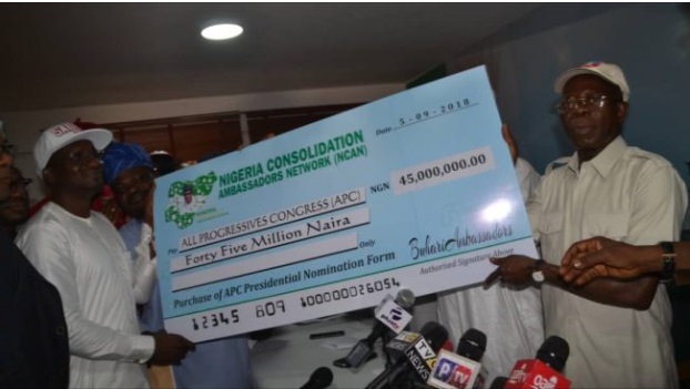 Why APC Presidential Aspirant Wants Buhari To Reject N45 Million Form