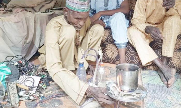 Nigerian Man Who Invented A Cooking Stove Powered By Water In Gombe ...