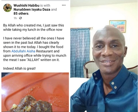 Nigerian Muslim Man Excited After He Saw 'Allah' Inscribed On Piece Of ...