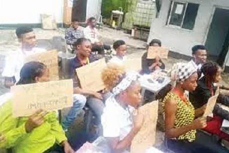 Tension As Students Protest Lack Of Lecturers, Lock Out Rector