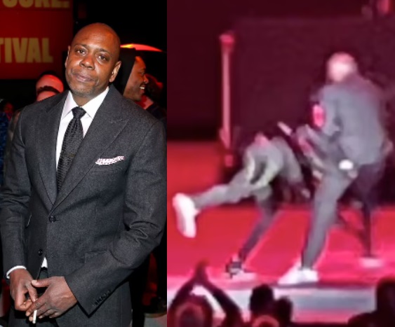 Shocking Moment Comedian Was Taken Down On Stage By An Attacker In Los ...