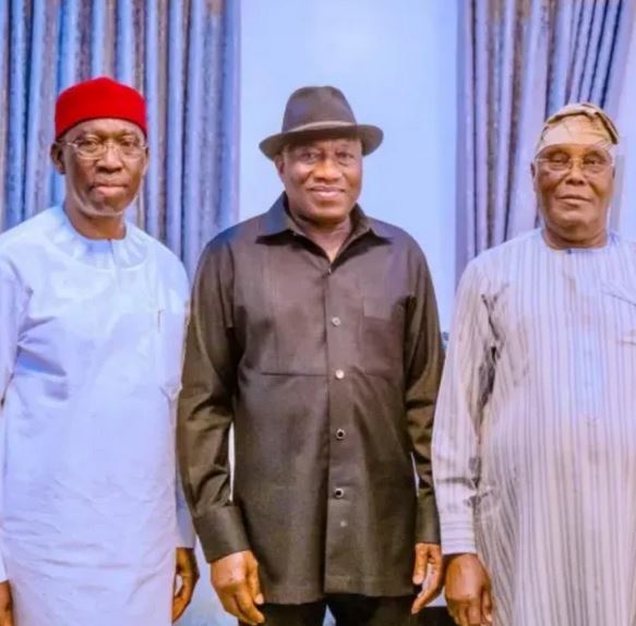 Atiku, Okowa Meet Jonathan Over 2023