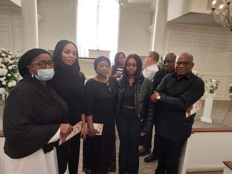 Orji Kalu Holds Open Casket Viewing For His Late Wife In US (Photos)