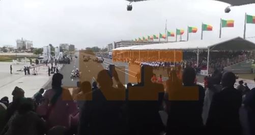 Moment Tinubu Arrived Cotonou For Republic Of Benin 63rd Independence Anniversary (Video)