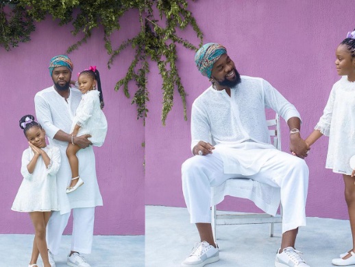Singer Patoranking Shares Adorable Photos With His Daughters