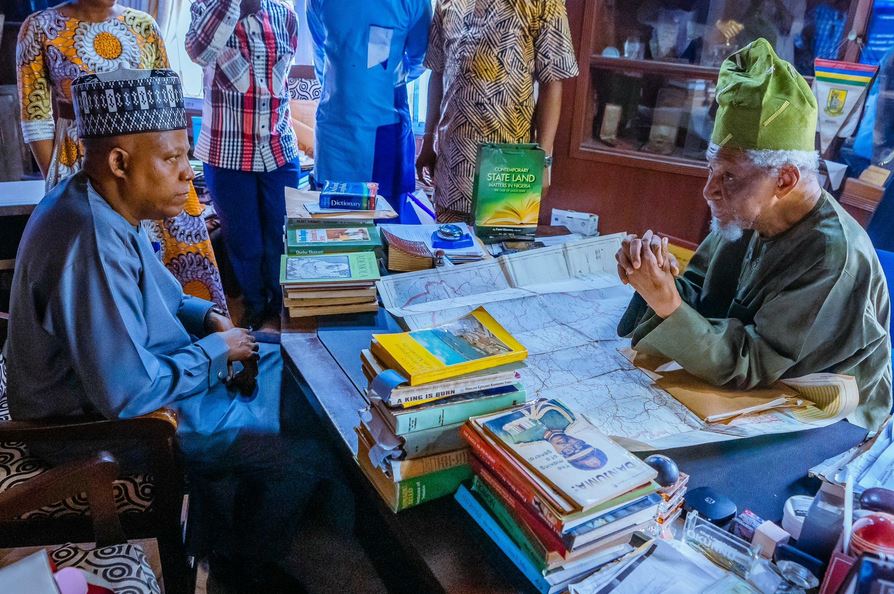 VP Shettima Visits Lateef Okunnu In Lagos (Photos)