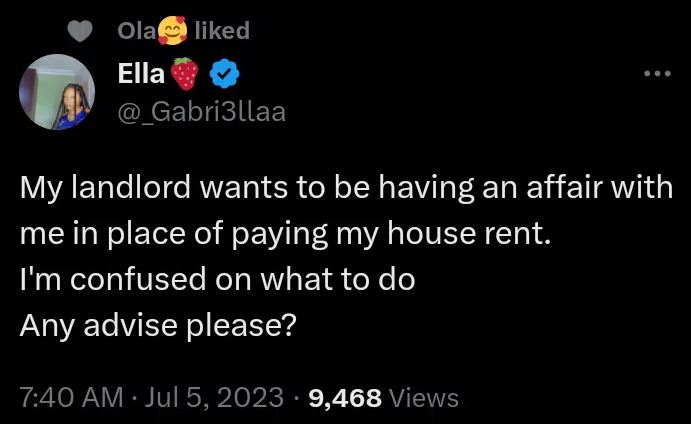 My Landlord Wants To Have An Affair With Me And I Won’t Pay House Rent ...