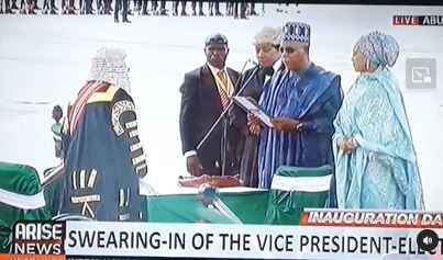 Kashim Shettima Sworn In As Vice President Of Nigeria (Video)