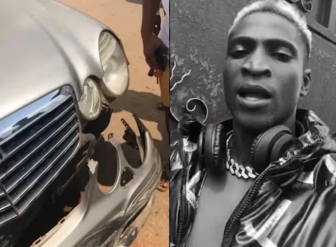 Portable's Signee, Abuga Involved In Accident Weeks After Car's Purchase (Video)