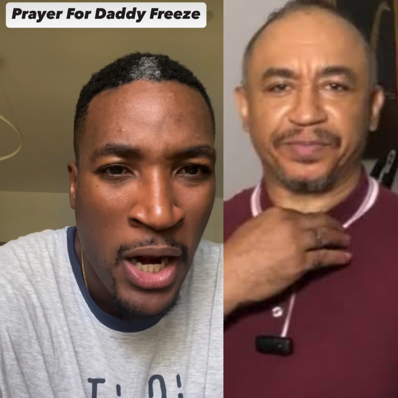 Daddy Freeze Hits Back After Actor Akah Nnani Called For Prayers For Him