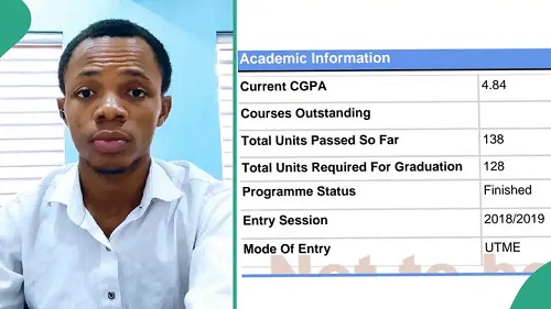 UNILAG Student Celebrates After Graduating With First Class in Mathematics