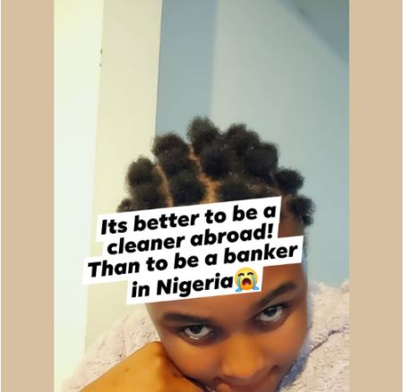 It's Better to Be a Cleaner Abroad Than a Banker in Nigeria - UK-based ...
