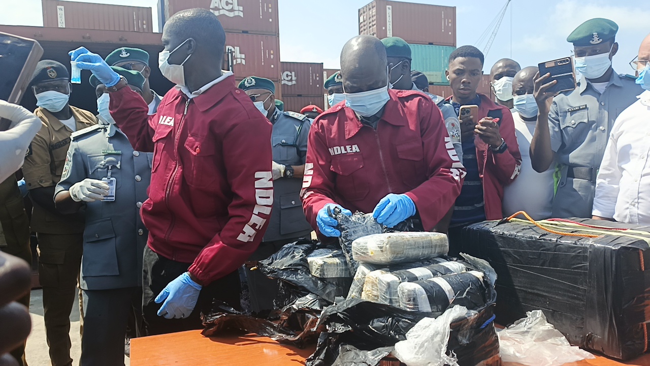 Customs And NDLEA Intercept Cocaine Shipment At Lagos Port